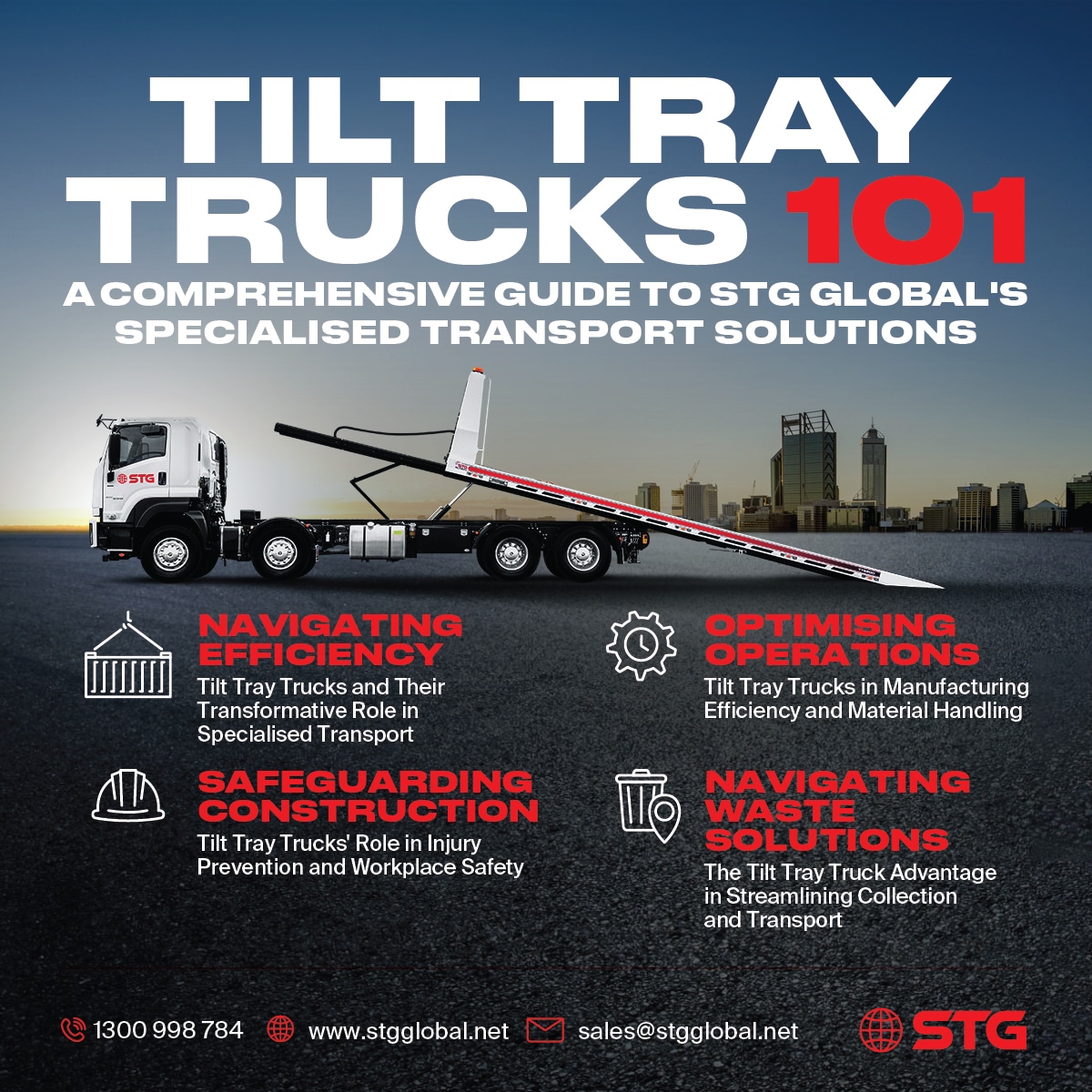 Tilt Tray Trucks 101: A Comprehensive Guide to STG Global's Specialised ...